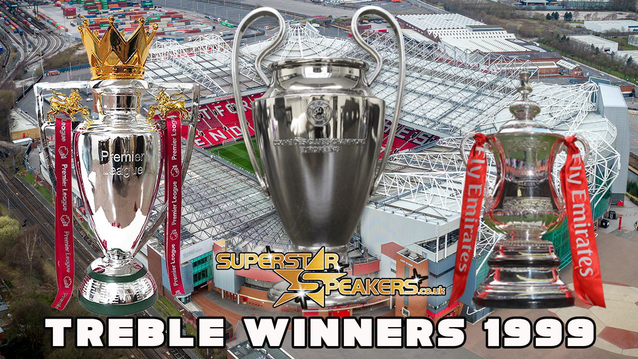 Manchester United Treble Winners | Superstar Speakers Memorabilia ...