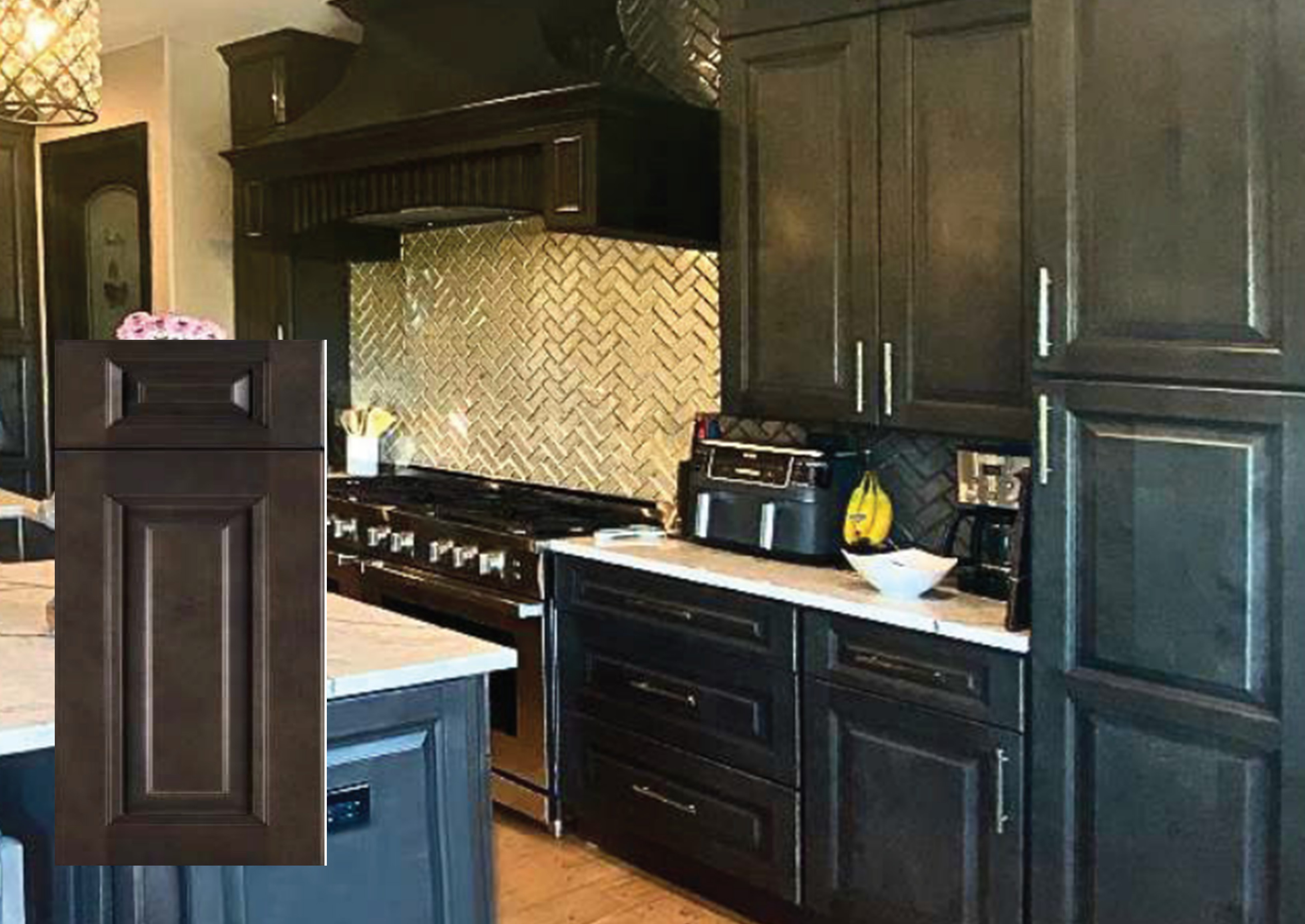 Aspen Charcoal Kitchen Cabinets