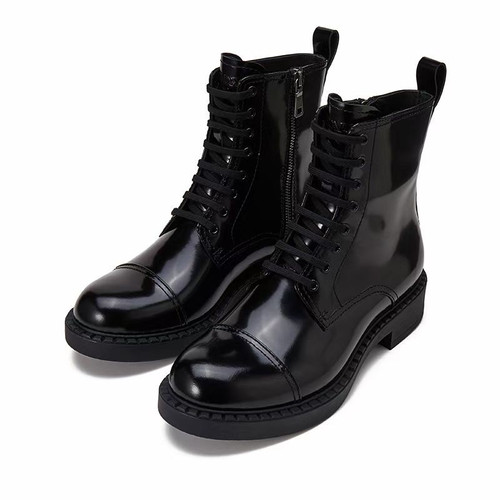 PRADA BRUSHED LEATHER BOOTS [FUG] | 모어랙 MORERACK