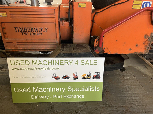Used Timberwolf TW 190 DH Chipper Road Tow Kubota Engine wood chipper ...