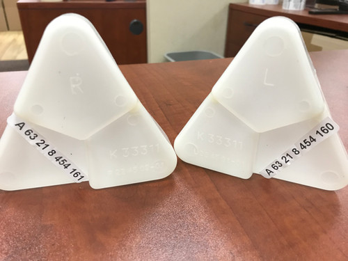 Left & Right Round Tail Light Wiring Cover SET | MIC