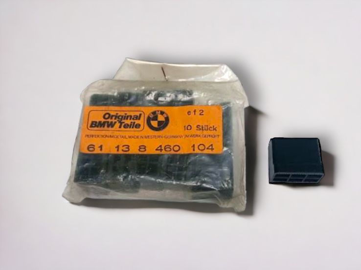 BMW 2002 & 2002 TII TAIL LIGHT CONNECTOR PLUG-6PN (Square Tail Lights ...