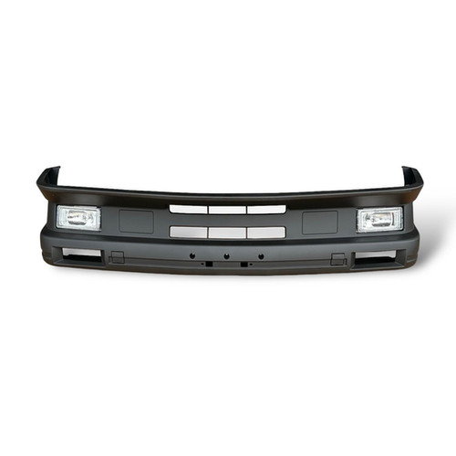 BMW E30 M3 Style ABS Plastic One-Piece Front Bumper W/ Fog Lights | MIC