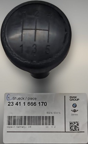 Genuine BMW Classic Euro 5-Speed Shifter Knob | MIC