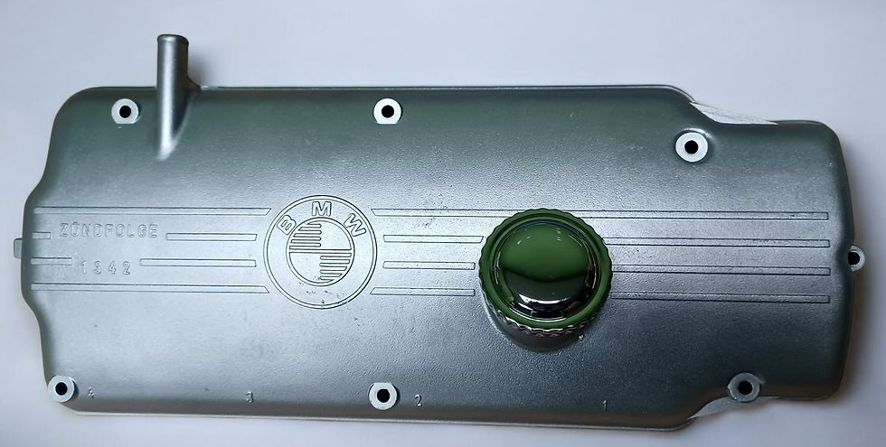 VAPOR BLASTED Genuine BMW M10 Cylinder Head Valve Cover With Gasket ...