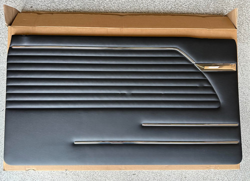 1968-1973 BMW 2002 Front Black Door Panels | MIC