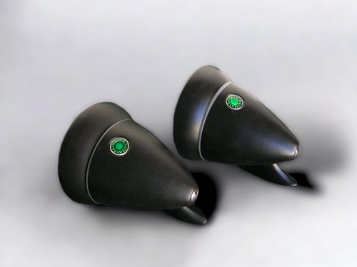 Genuine BMW 2002 / E9 CSL Talbot BERLIN Sports Mirrors (Black) | MIC