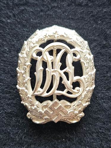 DRL sport badge in silver by Wernstein Jena | Edwardmilitaria