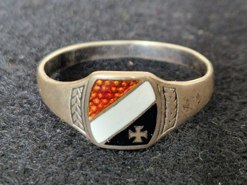 Germany WW1 Patriotic Ring with the Iron Cross EK1 and the German ...