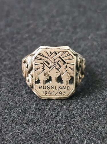 WWII Silver "800" Ring, RUSSLAND 1941/43. | Edwardmilitaria
