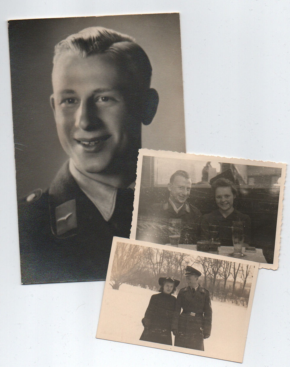 Set of 3 photos of a Luftwaffe pilot. | Edwardmilitaria