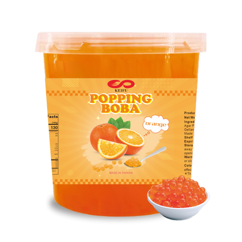 Orange Popping Boba | Kei Fu Foods Co Lt