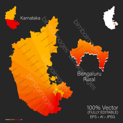 Kannada Rajyotsava or Karnataka Rajyotsava and Map of Bengaluru Rural ...