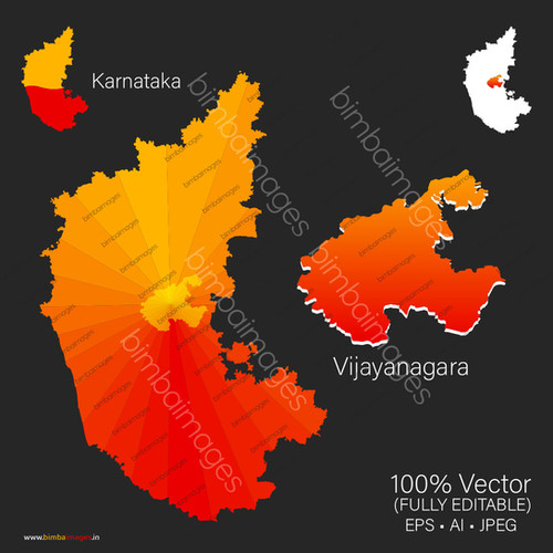 Kannada Rajyotsava or Karnataka Rajyotsava and Map of Vijayanagara ...
