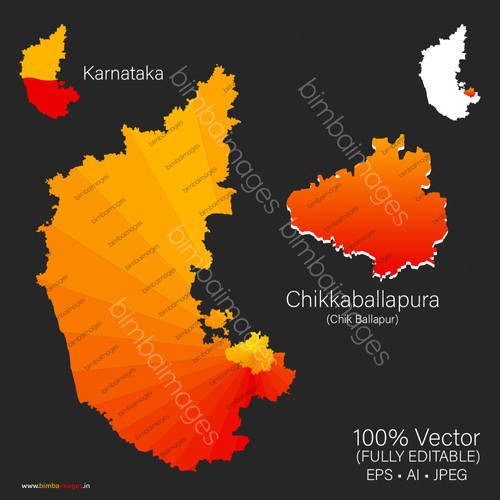 Kannada Rajyotsava or Karnataka Rajyotsava and Map of Chikkaballapura ...