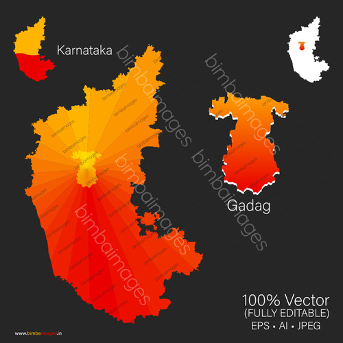 Kannada Rajyotsava or Karnataka Rajyotsava and Map of Gadag District ...