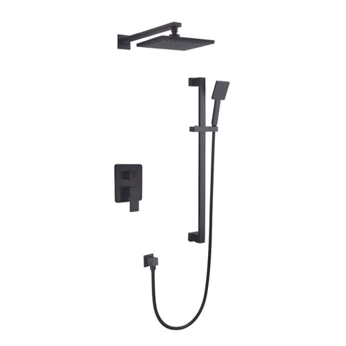 Pressure-Balance 2-Way Concealed Mixer | Rhodium