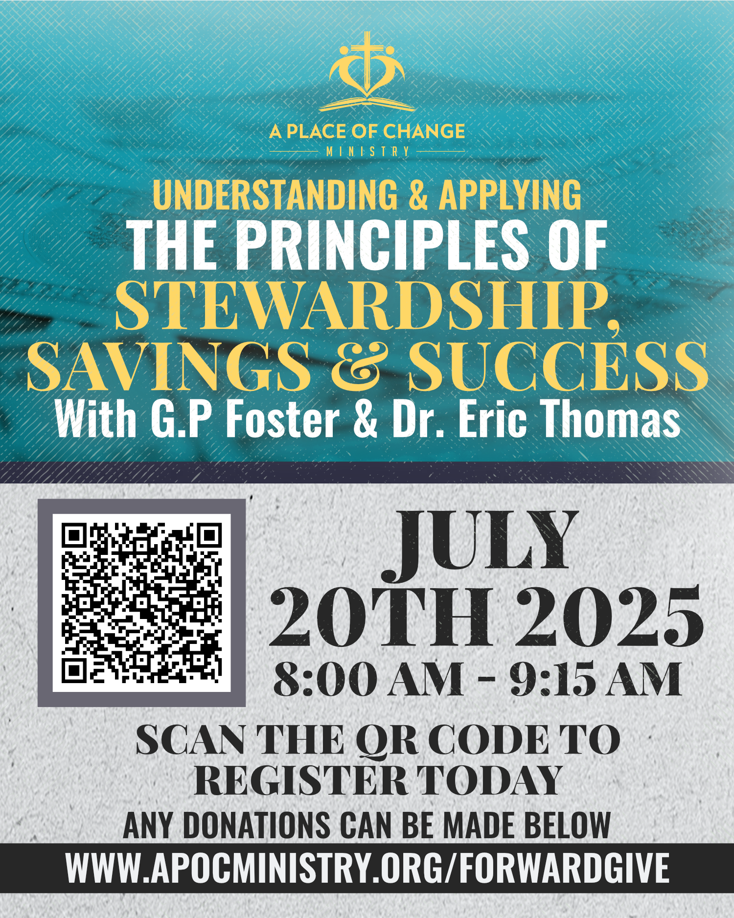 Understanding the Principles of Stewardship, Savings, & Success | APOC ...