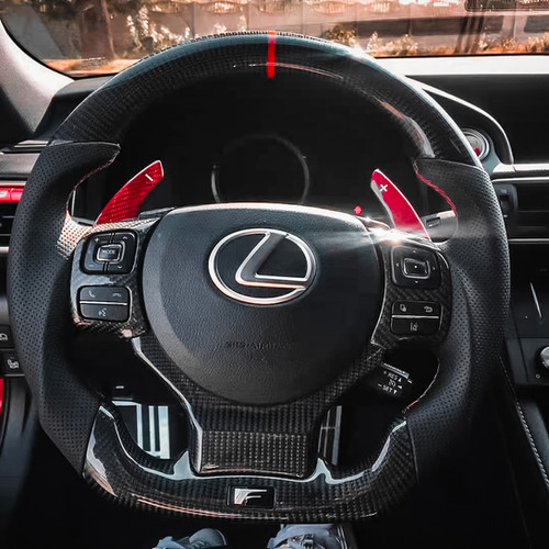 Lexus IS/CT/RC/NX Carbon Fiber Steering Wheel | BoostedWhipz, LLC