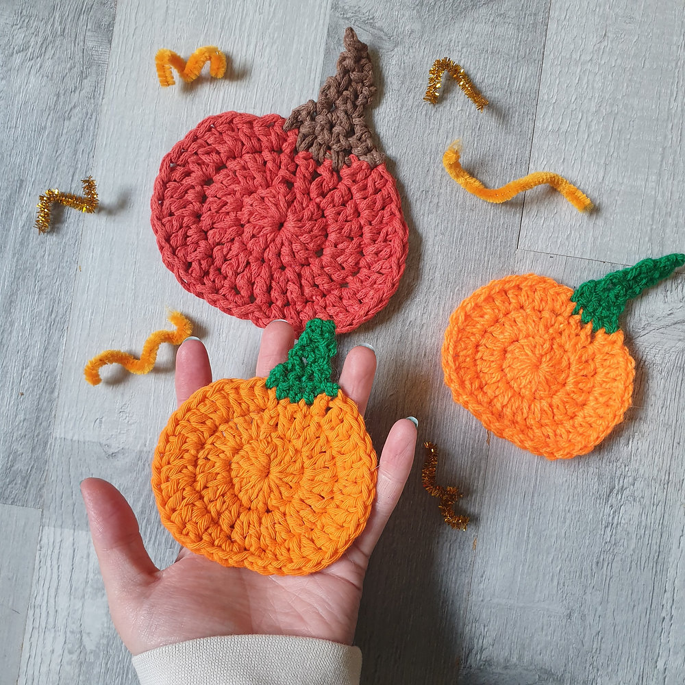 Pumpkin Coaster FREE pattern