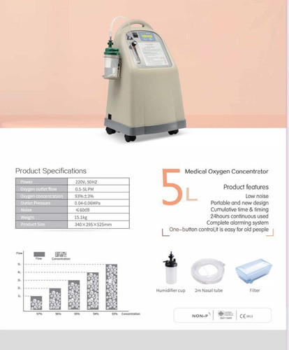 Medical Oxygen Concentrators - 5L | Dubai, United Arab Emirates