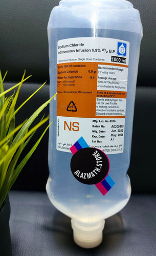 Sodium Chloride Intravenous Infusion 0.9% W/v B.P - 1 Liter | Dubai ...