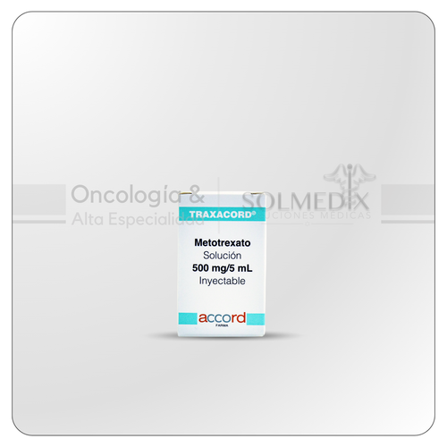 Metotrexato 500mg en 5mL Inyectable Traxacord | solmedix