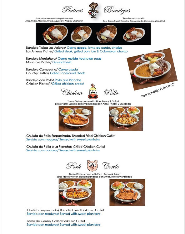 MENU | Losarrierosnyc