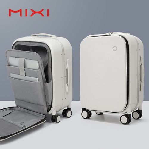 Mixi Patent Elegant Design Aluminum Frame Suitcase Carry On Rolling ...