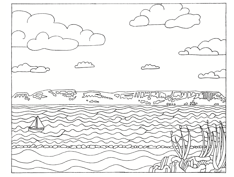 Six free printable Thunder Bay colouring pages for kids