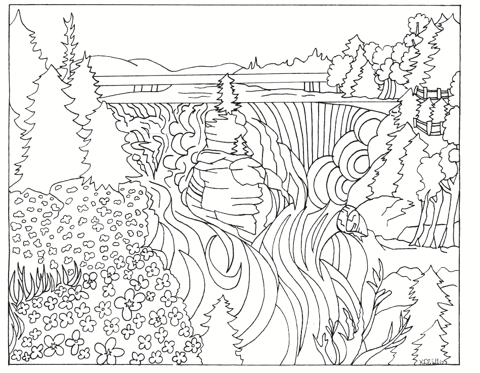 Six free printable Thunder Bay colouring pages for kids