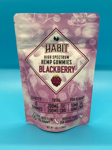 Habit High Spectrum Hemp Gummies Blackberry | The SugarLeaf Compan