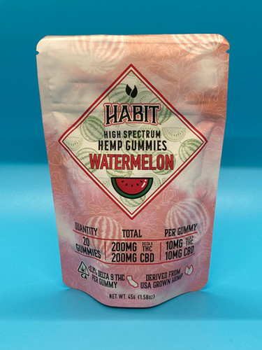 Habit High Spectrum Hemp Gummies Watermelon | The SugarLeaf Compan