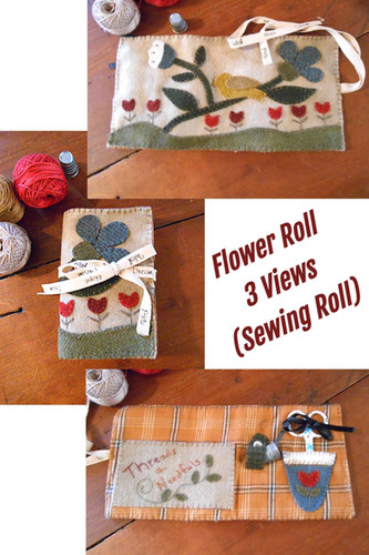 Flower Roll - Sewing Roll Pattern | The Cottage Rose - Q