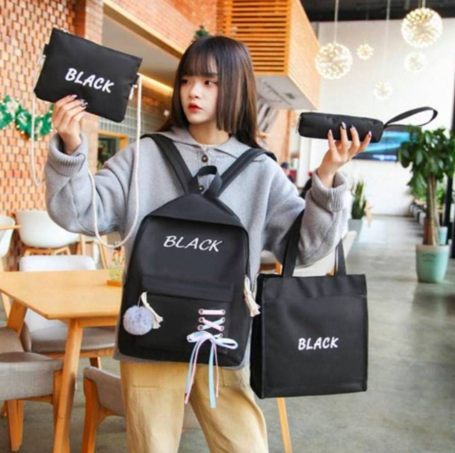 Mochila coreana set x4 | Inspira Market