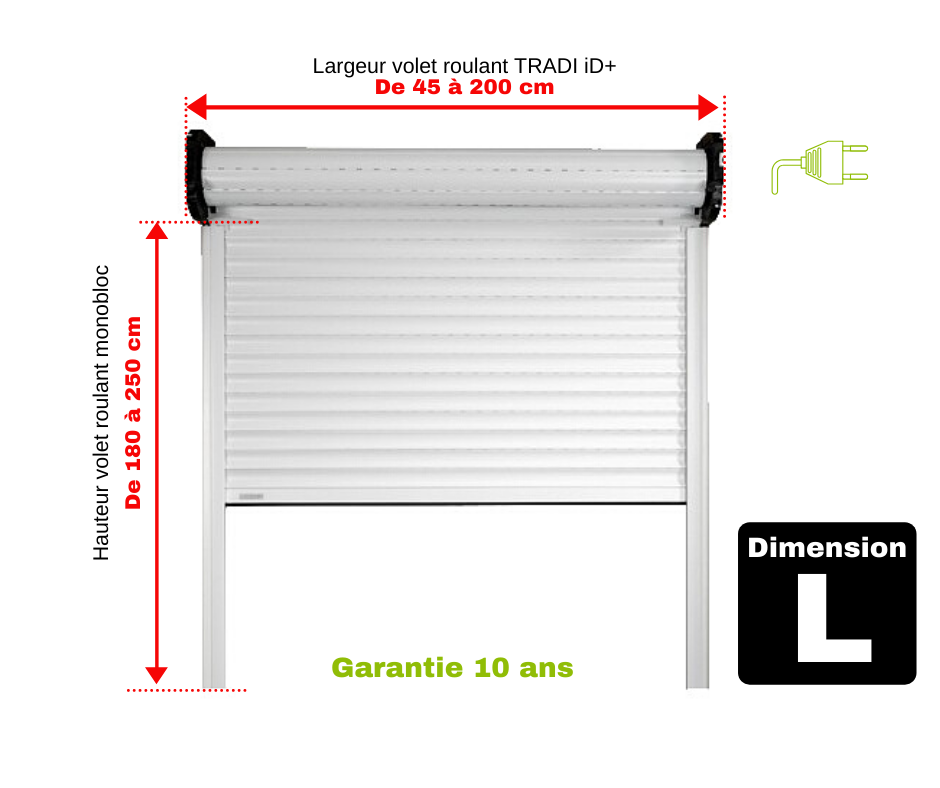 prix | volet roulant TRADI iD+ | iDvolet