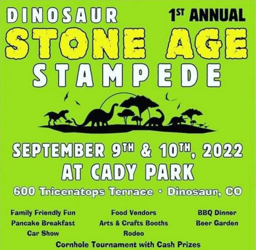 1st Annual Stone Age Stampede - Dinosaur | Discover Rural