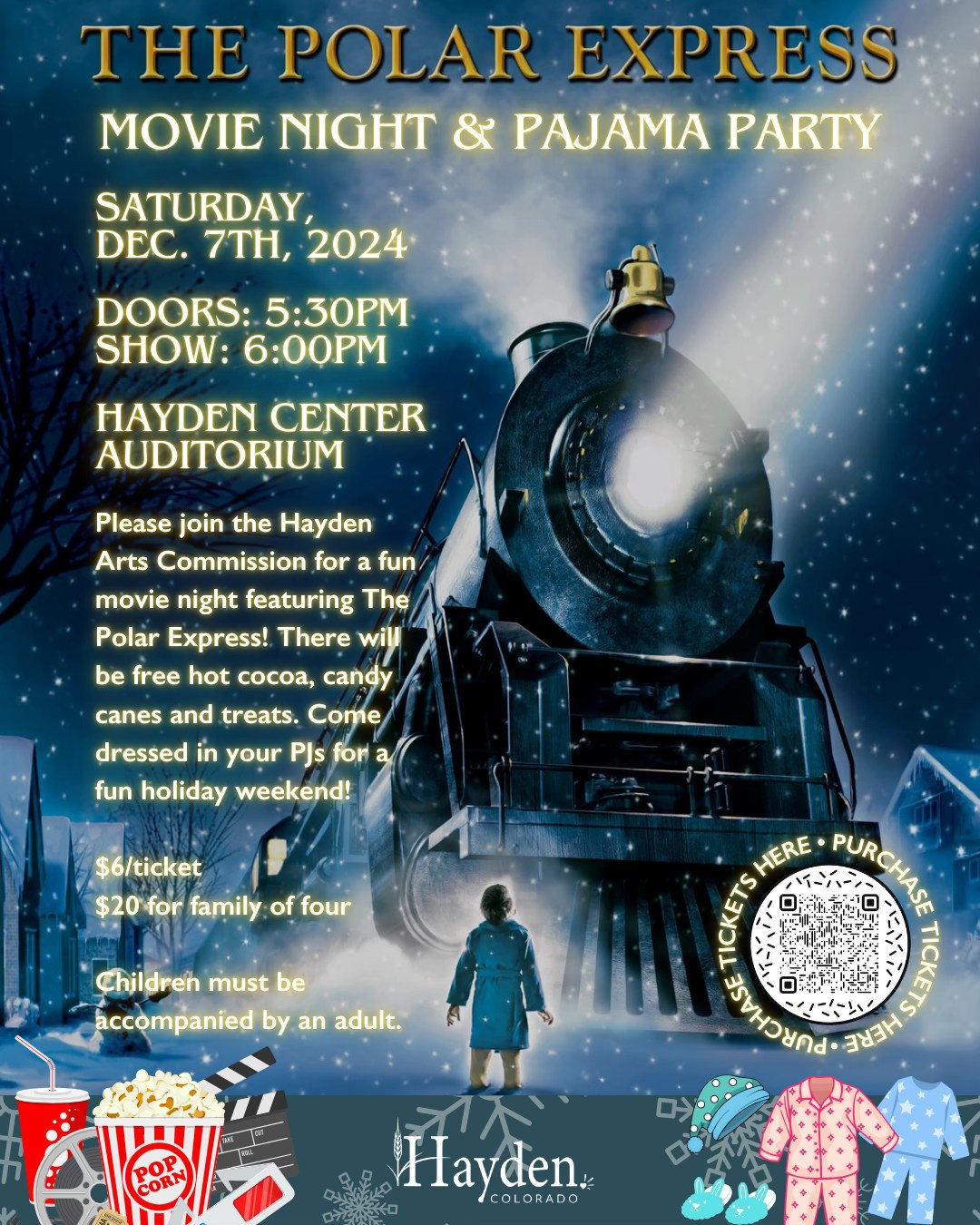 The Polar Express Movie Night & Pajama Party | Hayden, CO | Discover Rural