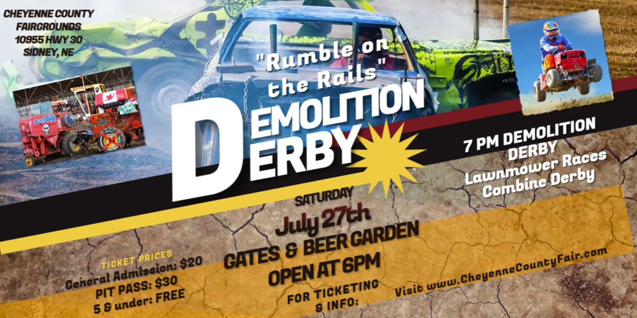 "Rumble on the Rails" Demolition Derby | Sidney, NE | Discover Rural