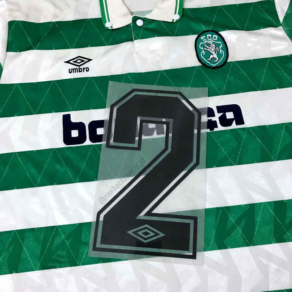 1990-91 Sporting CP Umbro Numbers | Throwback Sports