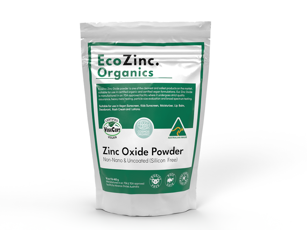 EcoZinc Organics Australian Zinc Oxide Powder for DIY, ZinClear XP 16 ...