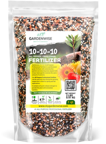 Gardenwise 10-10-10 All-Purpose Professional Fertilizer Plant Food ...