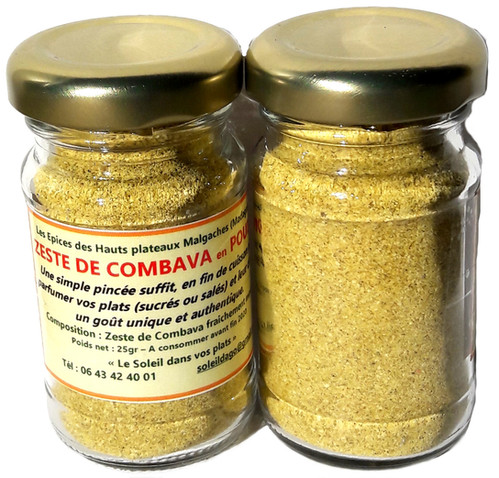 ZESTE de COMBAVA de Madagascar (Poudre) | le soleil de madagascar