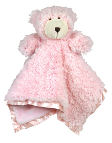 Cuddle Buds Blankie Bear Pink | babyduds