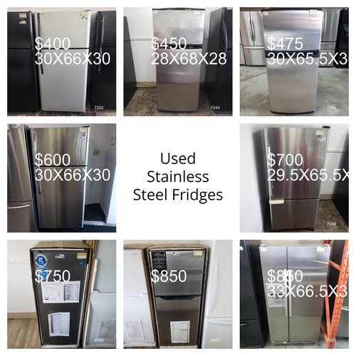 Used Stainless Steel Fridges | Appliance All Service