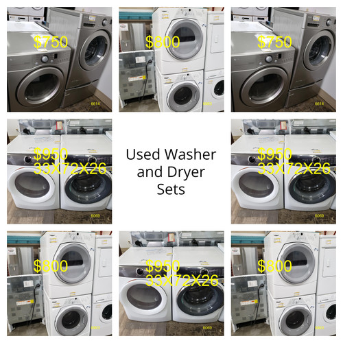 Refurbished Washer & Dryer Sets - Appliance All Service