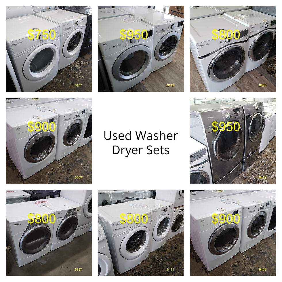 Who Buys Used Washers And Dryers
