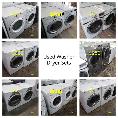 Refurbished Washer & Dryer Sets - Appliance All Service
