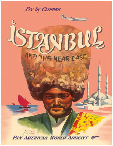 Istanbul by Clipper | Pan Am Posters
