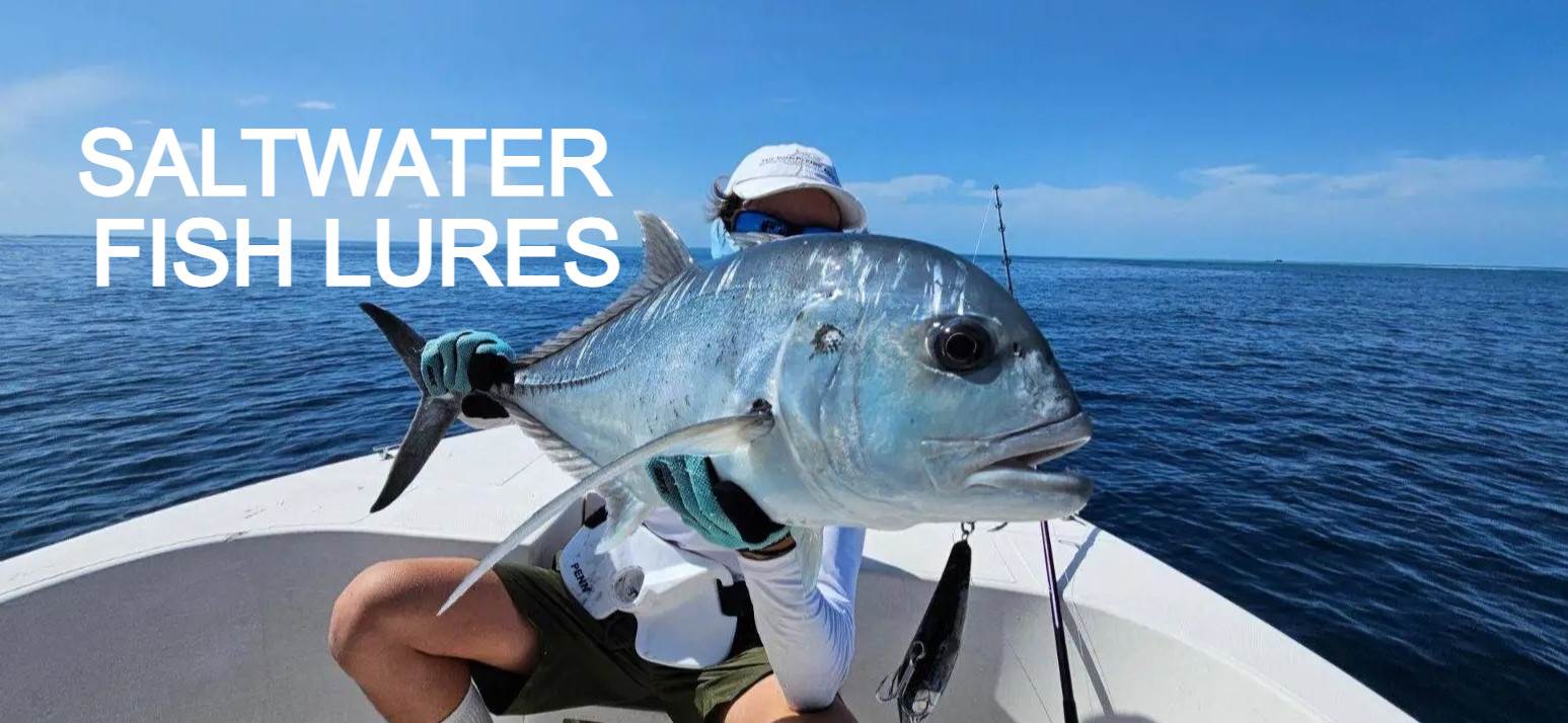 Saltwater Fish Lures Handcrafted Wooden Poppers & Stick Bait for Boat ...